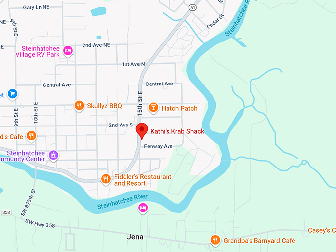 16. kathi's krab shack map