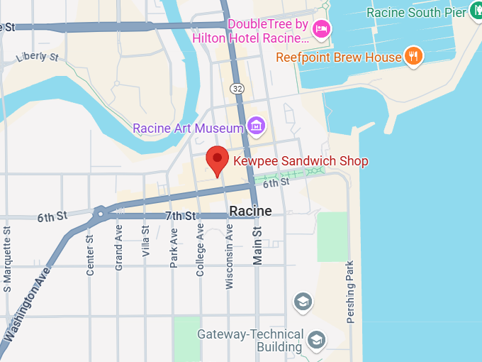 16. kewpee sandwich shop map