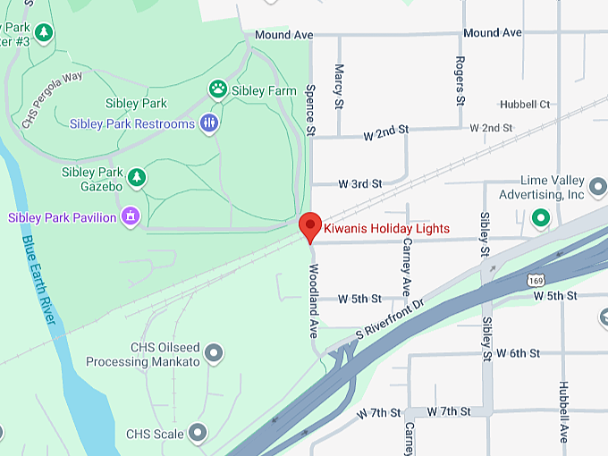 16. kiwanis holiday lights map