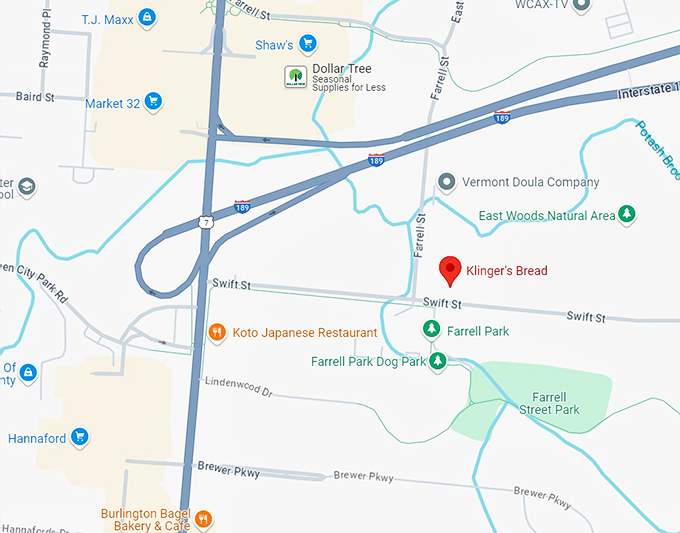 16. klinger's bread co map