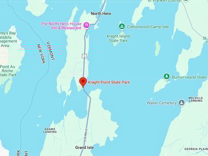 16. knight point state park map