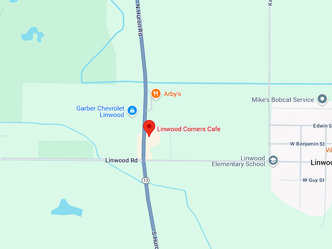 16. linwood corners cafe map