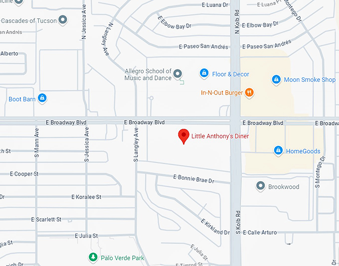 16. little anthony's diner map