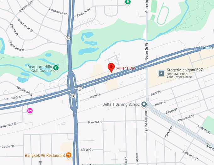 16. miller's bar map