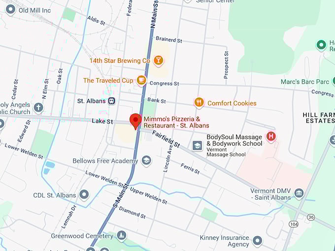 16. mimmo's pizzeria & restaurant map