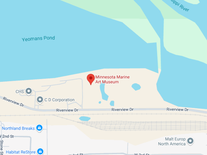 16. minnesota marine art museum map