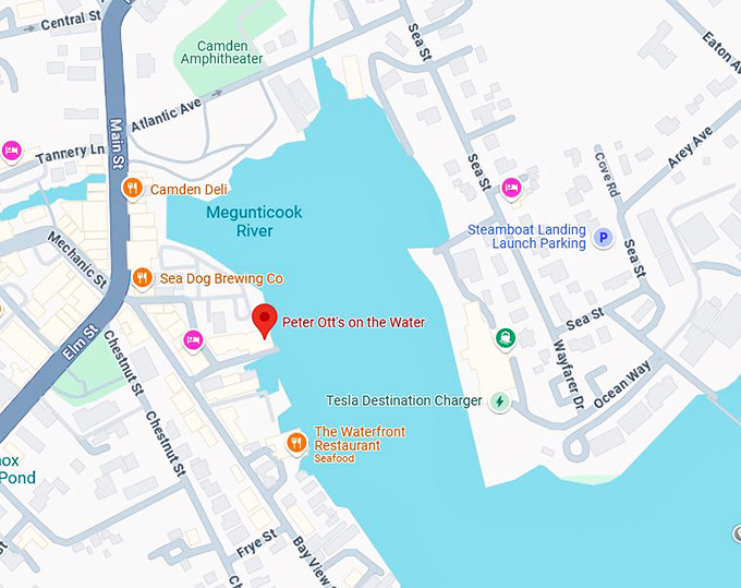 16. peter ott's on the water map