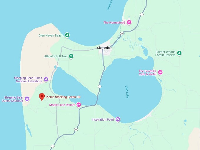 16. pierce stocking scenic drive map
