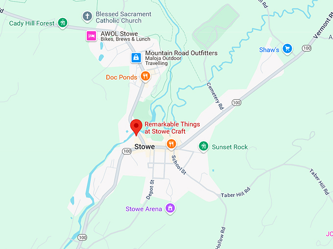 16. remarkable things at stowe craft map