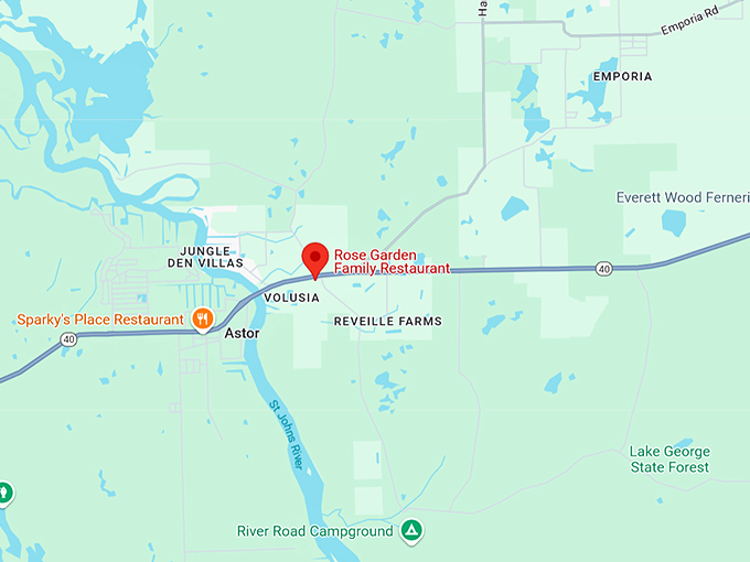 16. rose garden family restaurant map