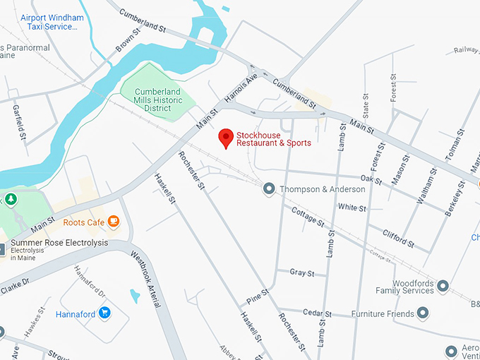 16. stockhouse restaurant & sports map