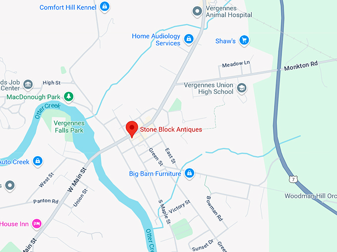 16. stone block antiques map