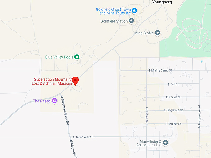 16. superstition mountain map