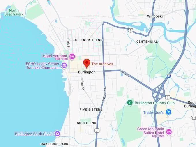 16. the archives map