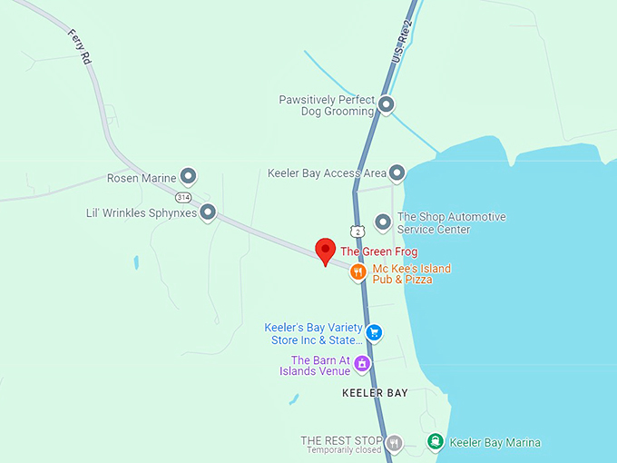 16. the green frog map