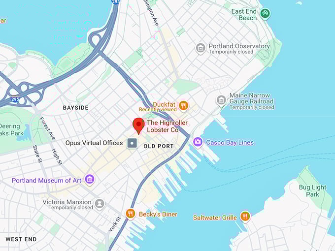 16. the highroller lobster co. map