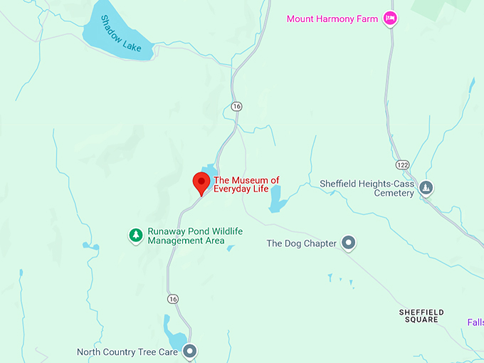 16. the museum of everyday life map