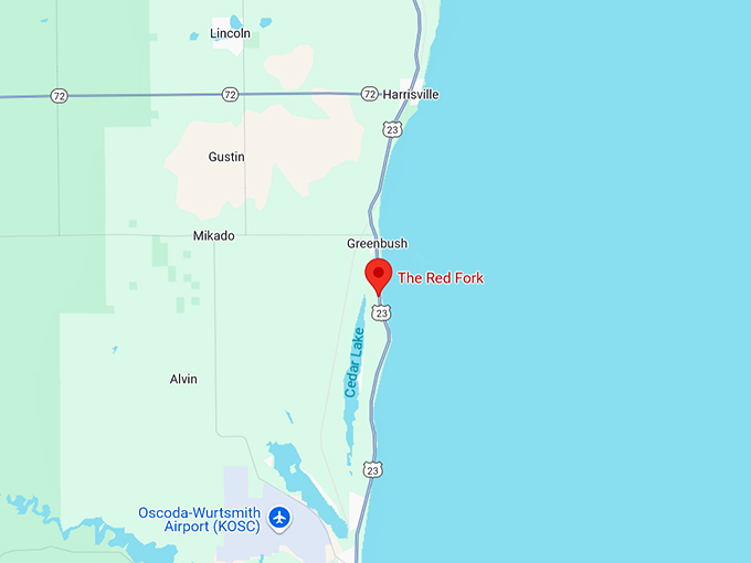 16. the red fork map