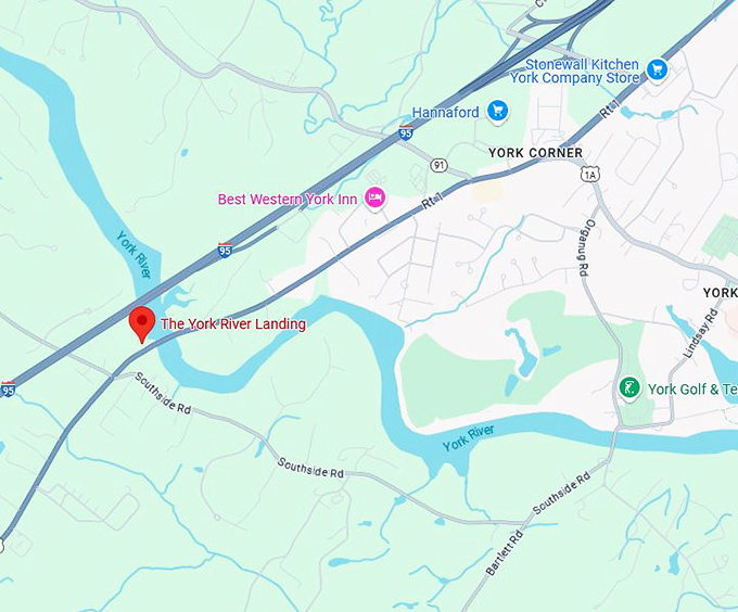 16. the york river landing map