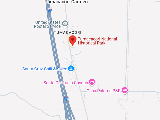 16. tumacacori national historic park map
