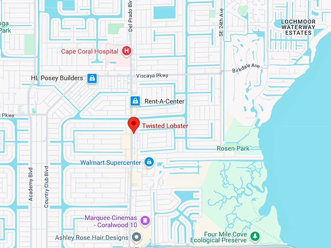 16. twisted lobster map