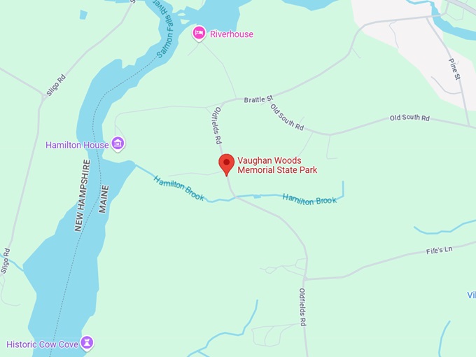 16. vaughan woods memorial state park map