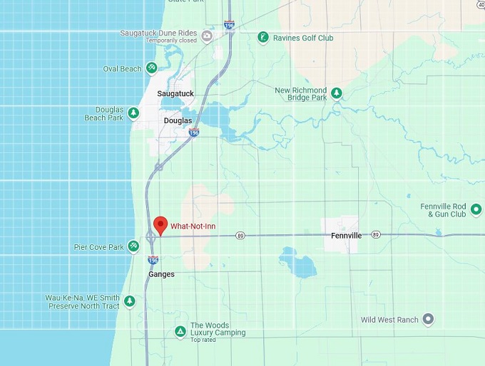 16. what not inn map