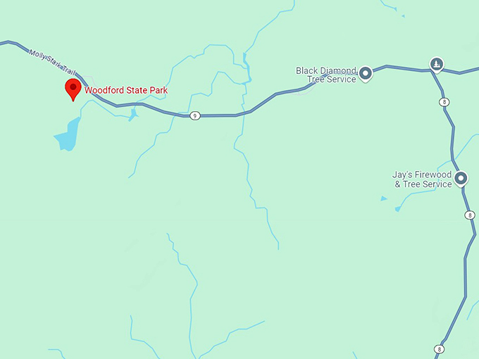 16. woodford state park map