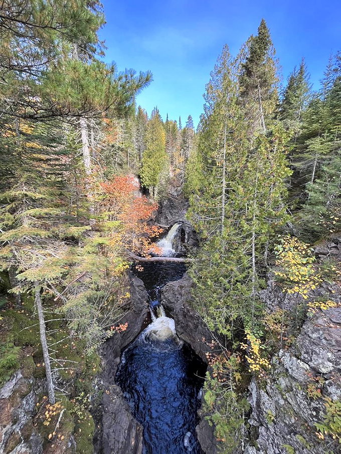 Where water decided to show off! These cascading falls are Mother Nature's way of saying, "Hold my beer and watch this!" Photo credit: Rachel C.