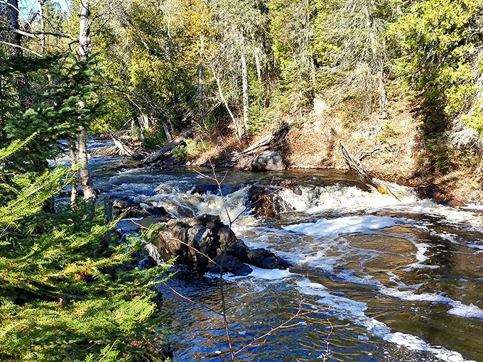 Off the beaten path and loving it! Rugged terrain and cascading waters create a wilderness experience that's worth the trek. Photo credit: Stephen Escallier