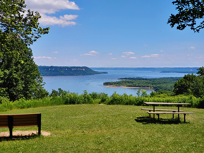 Nature's observation deck! With views this good, you'll be tempted to set up camp and never leave (but please do, eventually). Photo credit: J J