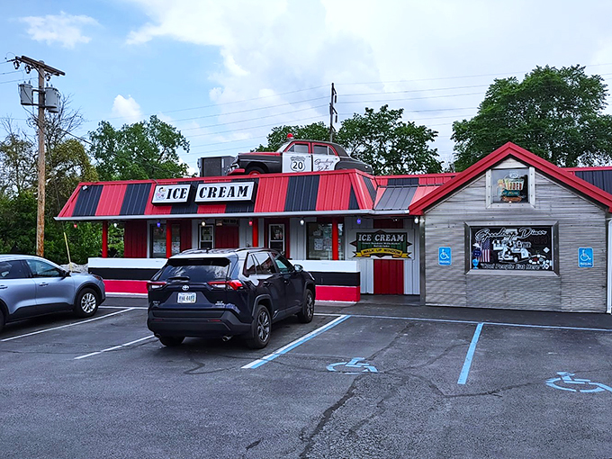 Freeze! You have the right to remain delicious. This retro diner serves up nostalgia with a side of sweet justice.