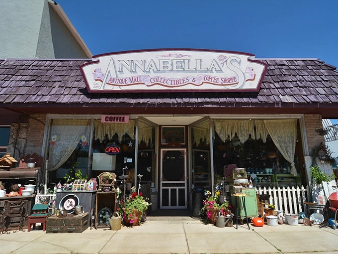 Step into a time machine disguised as a storefront! Annabella's is where your grandma's attic meets a treasure hunter's paradise. Photo credit: JoAnn Jardine