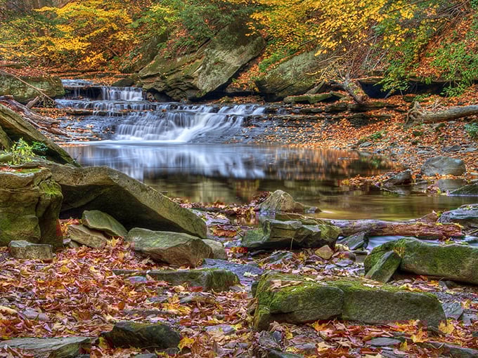 Nature's own waterslide! This 65-foot cascade is Ohio's answer to Niagara, minus the barrel rides and honeymoon suites.
