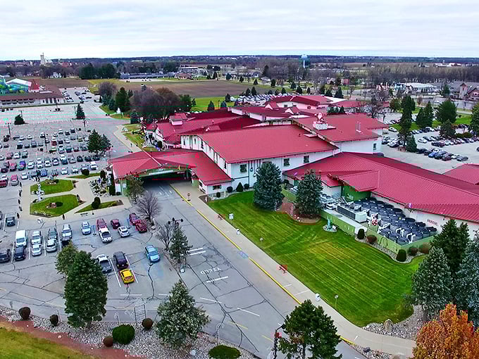 Santa's workshop on steroids! Bronner's sprawling red-roofed wonderland is where Christmas dreams come true, 361 days a year.