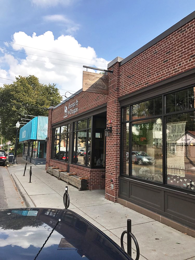 Brick-and-mortar magic! This cozy corner pub looks like it was plucked straight from a British postcard and dropped into Minneapolis. Photo credit: Don G.