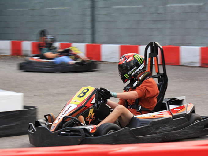 Zoom zoom! These electric karts are faster than my wife grabbing the TV remote during commercial breaks.