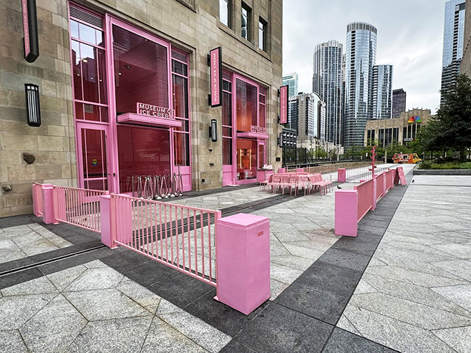Step into a world where pink reigns supreme! This sugary sanctuary in Chicago is like Willy Wonka's dream vacation spot.