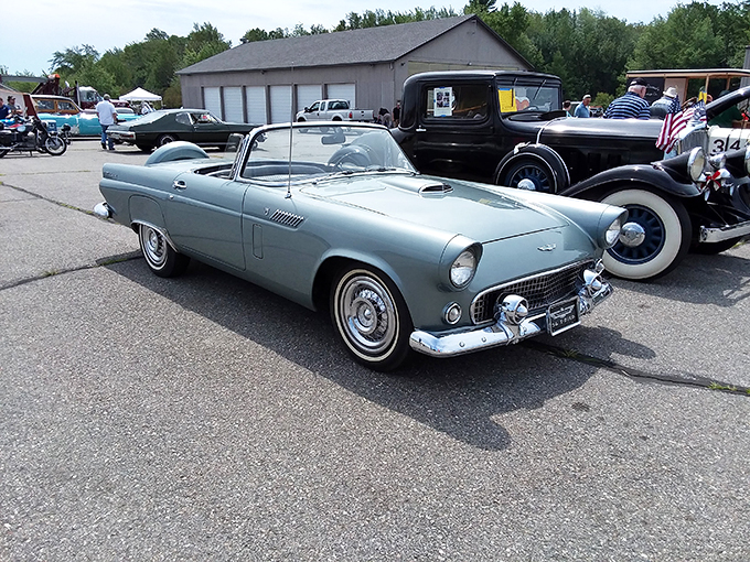 Classic curves and chrome galore! This beauty at Owls Head Transportation Museum is the automotive equivalent of Marilyn Monroe in "Some Like It Hot."