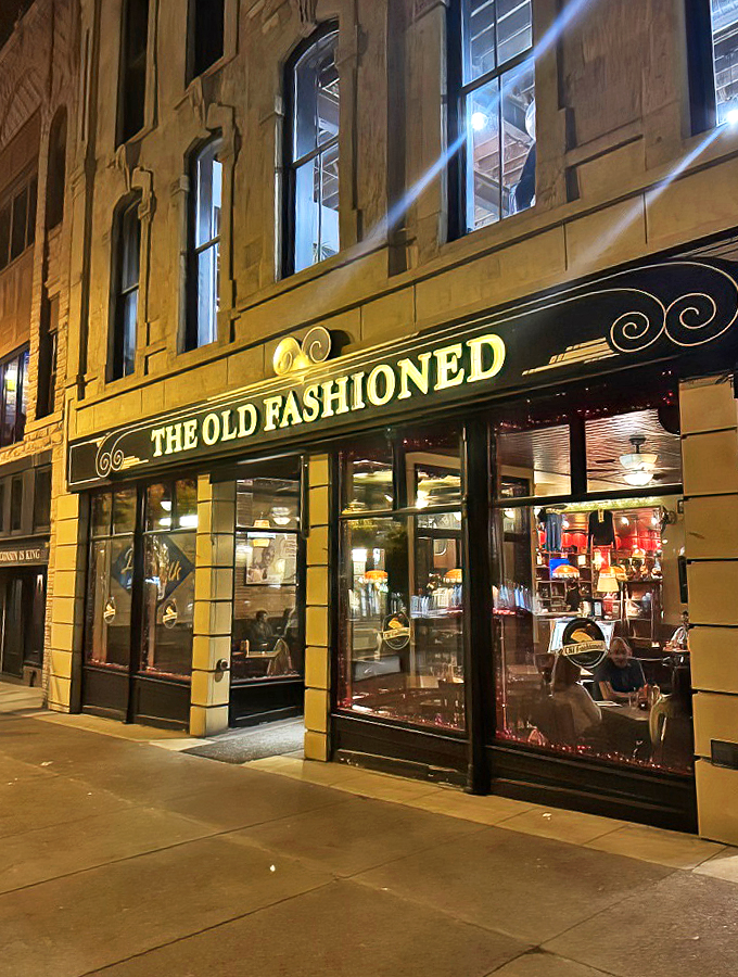 Night falls, but The Old Fashioned shines bright. This Madison gem serves up nostalgia with a side of the best cheese curds in town.