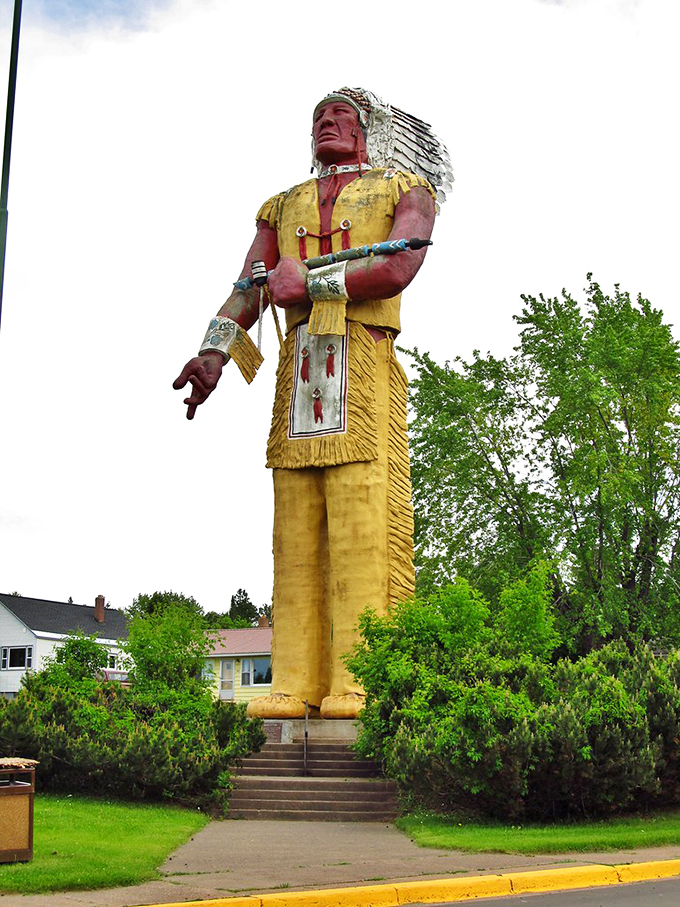 "Ironwood's gentle giant stands tall, reminding us that sometimes the best landmarks are the ones that make us look up." Photo credit: Jasperdo