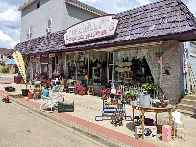 Vintage heaven or hoarder's dream? At Annabella's, every nook and cranny tells a story – and probably wants to sell you something. Photo credit: Margo Gray