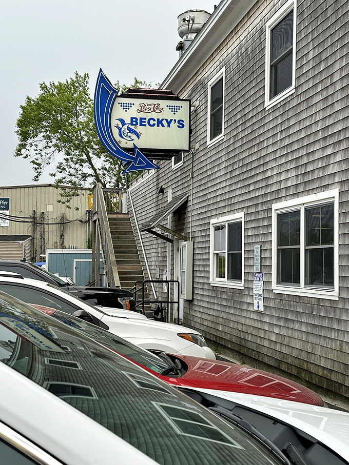 Becky's Diner: Where the coffee's stronger than a lobsterman's grip and the breakfast could fuel a lighthouse for a week.