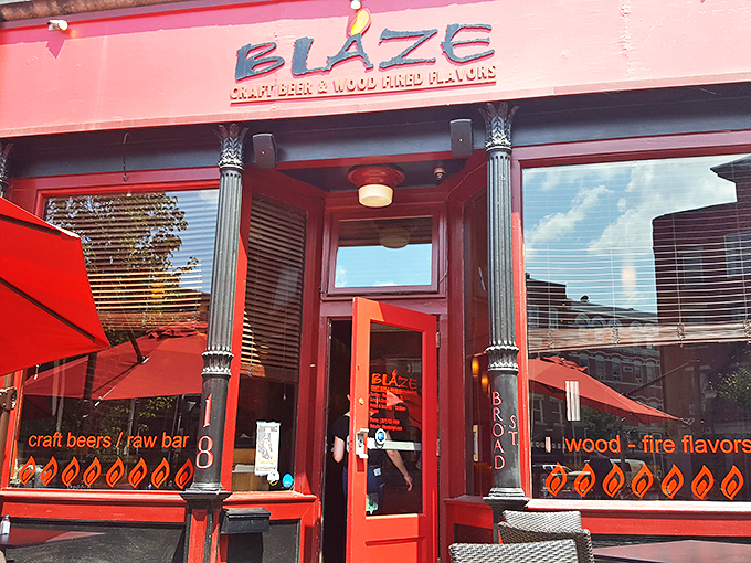 Step into Blaze, where "craft beer" and "wood-fired" aren't just buzzwords&mdash;they're a way of life. The red exterior screams "come in," but the aroma will make you stay.