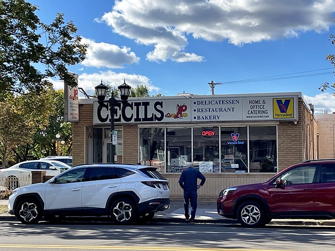 At Cecil's, the sandwiches are stacked higher than your grandpa's stories. Prepare for a delicious journey through Jewish deli history.