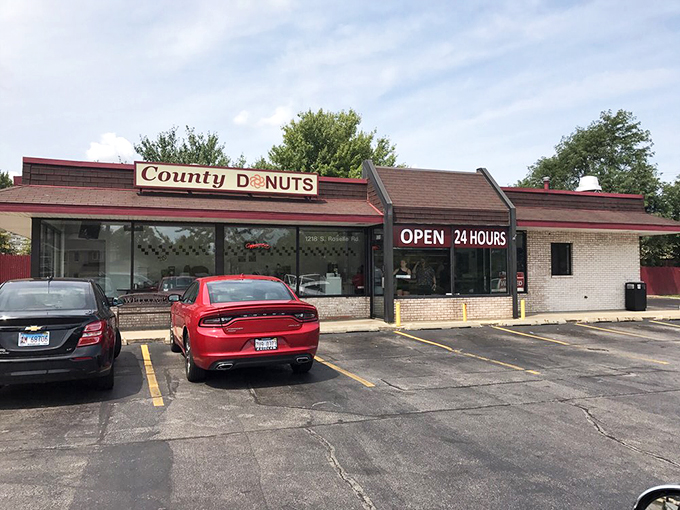 Retro charm meets modern cravings. County Donuts serves up nostalgia with a side of sprinkles, 'round the clock.