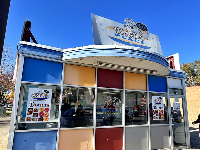 Forget the DeLorean, this colorful donut haven is your ticket to a tastier past. Great Scott, that's good!