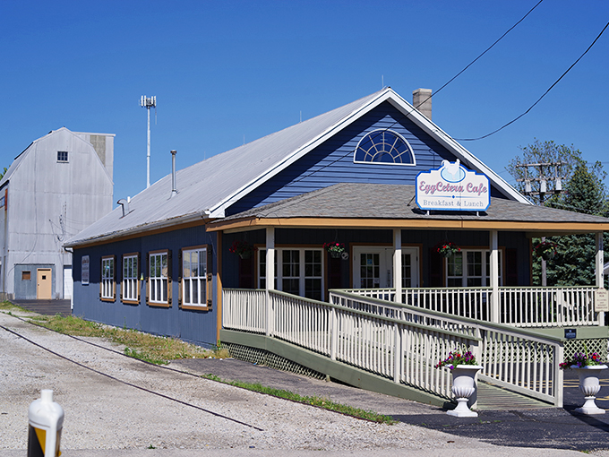 EggCetera Cafe: "All aboard the flavor train! This charming depot dishes out breakfasts that could make a rooster oversleep."