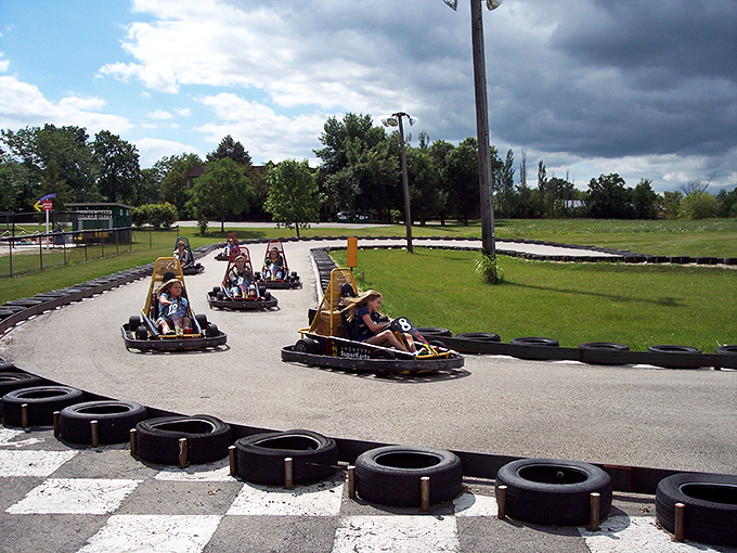 Feel the thrill as drivers of all ages zoom around the bend at Fondy Sports Park, fueled by pure adrenaline!