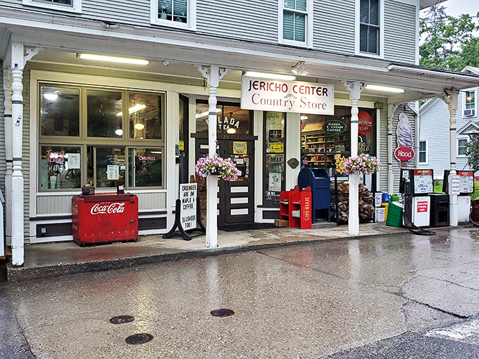 Ice, ice baby! Nothing says "Vermont summer" quite like a frosty Coca-Cola and a lazy afternoon on this inviting porch.